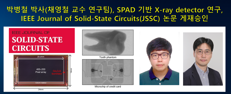 연세대학교 > 교육연구단 소식 > 박병철 박사(채영철 교수 연구팀), SPAD 기반 X-ray detector 연구, IEEE Journal of Solid-State ...